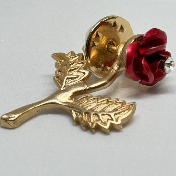Jewelry | Small Red Rose Pin | Poshmark